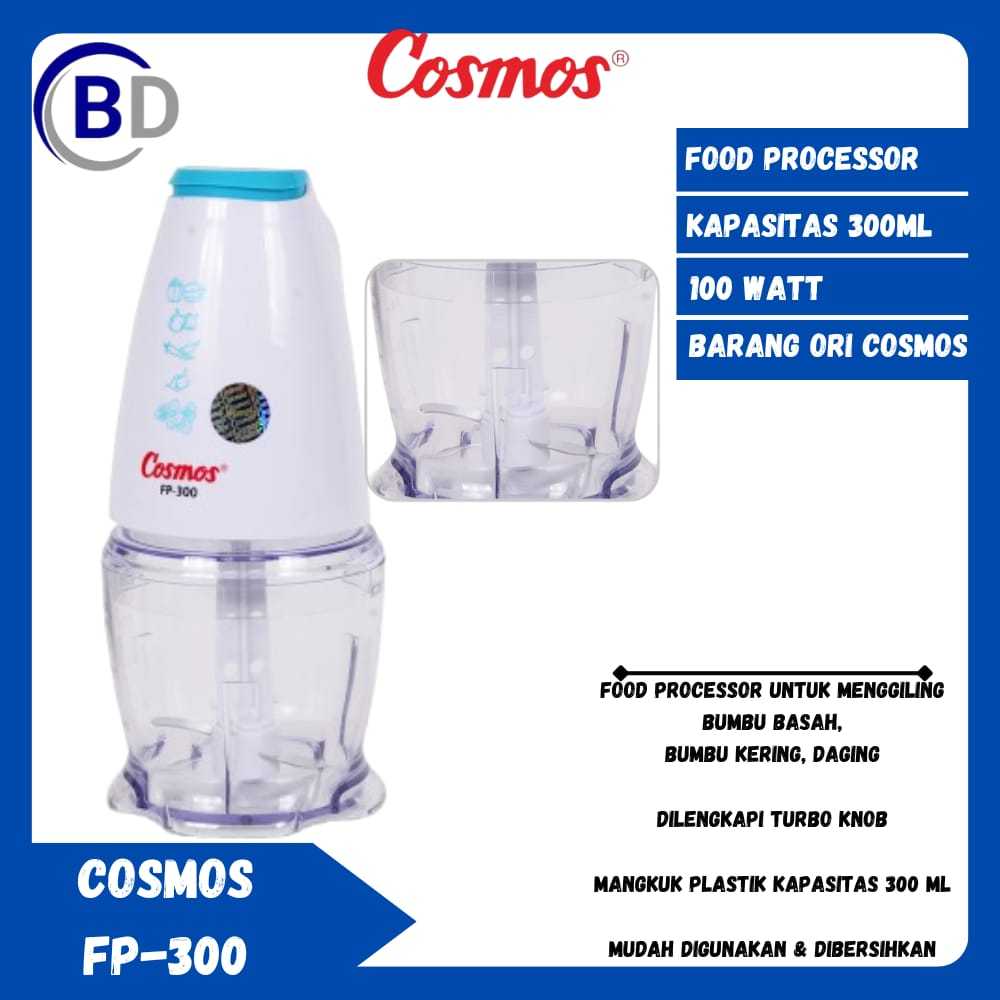 Jual Cosmos Blender FP-300 Food Processor [300 mL] | Shopee Indonesia