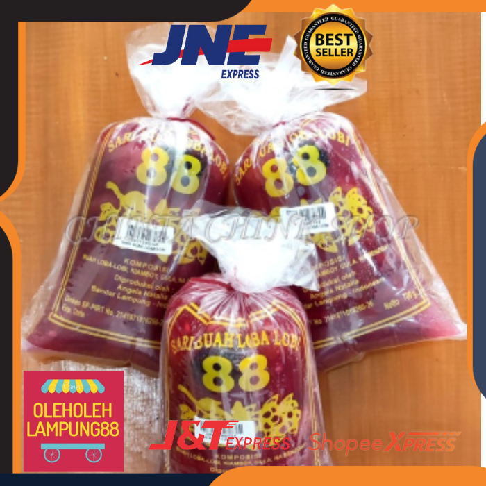 Jual Cap 88 Manisan Buah Lobi Lobi Kemasan 700Gr Manisan Es Buah Lobi ...