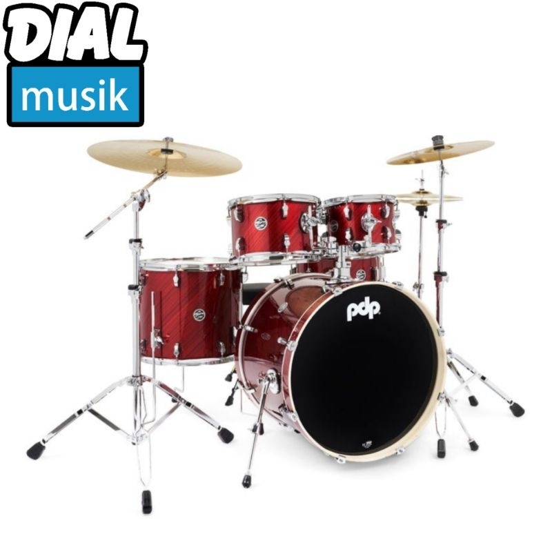 Jual PDP Mainstage 5-piece Drum Set with Cymbal Set PAISTE 101 ...