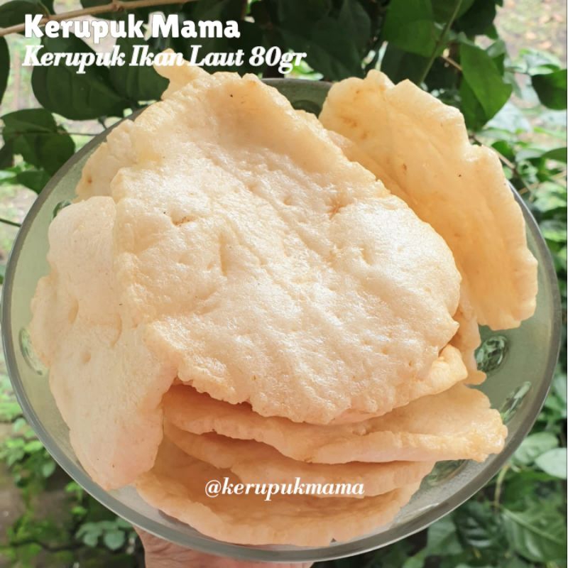 Jual Kerupuk Mama Ikan Laut Matang 80gr Original Mengare Gresik ...