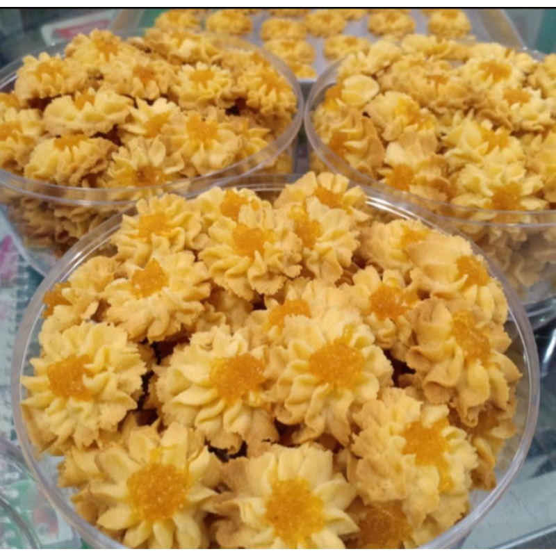 Jual kue semprit susu (semprit jadul)ukuran 400GR(varian selai nanas ...