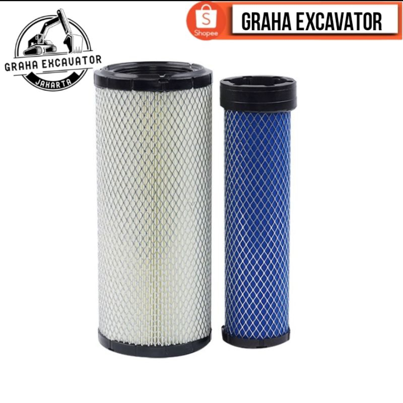 Jual Filter Udara XCMG XE55 XE60 XE65 XE75 1set Outer Inner | Shopee ...