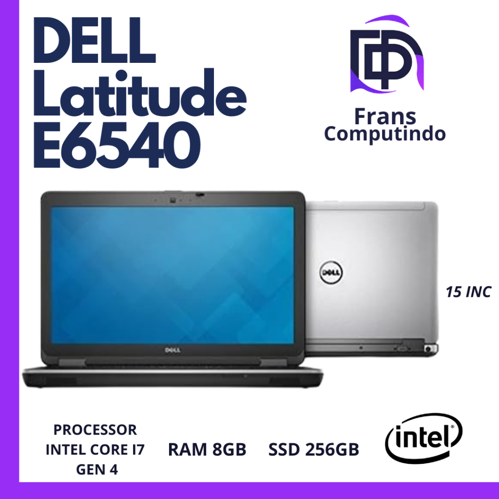 Jual Laptop Dell Latitude e6540 Core i7 Gen 4 RAM 8GB SSD 256GB ...