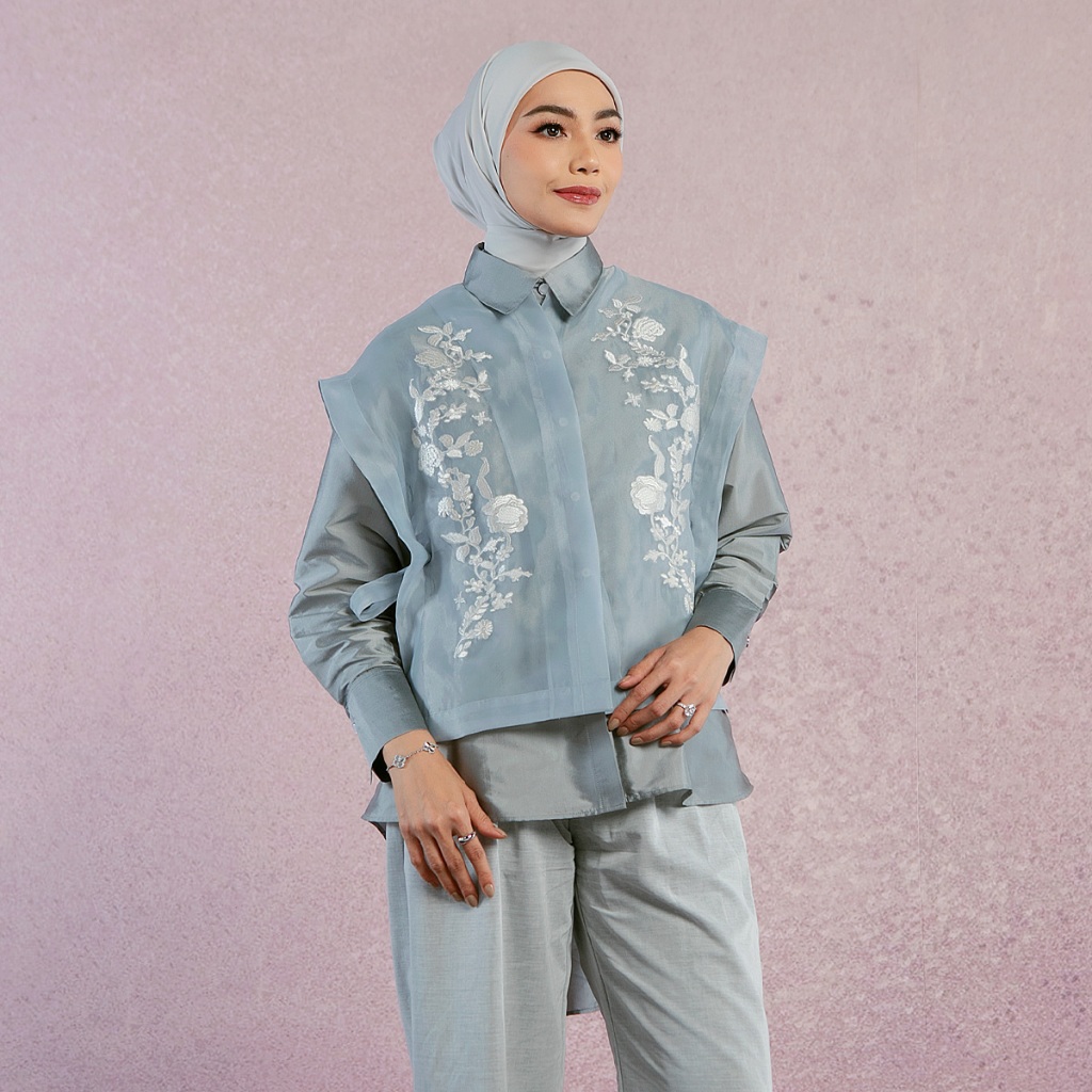 Jual HijabChic x Tiqasya Jane Outerwear - Outer Lebaran Sarimbit ...