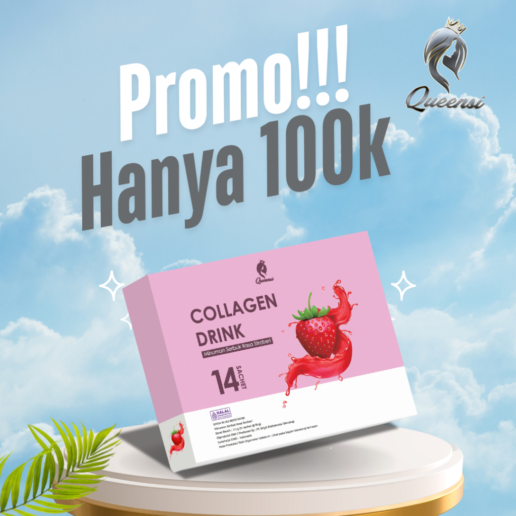 Jual Original Queensi Collagen Drink | Shopee Indonesia