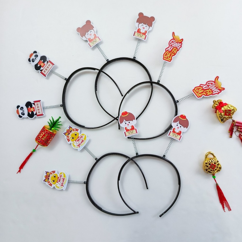 Jual Bando Imlek Aksesoris Foto Acara Tahun Baru Cina Headband Chinese ...