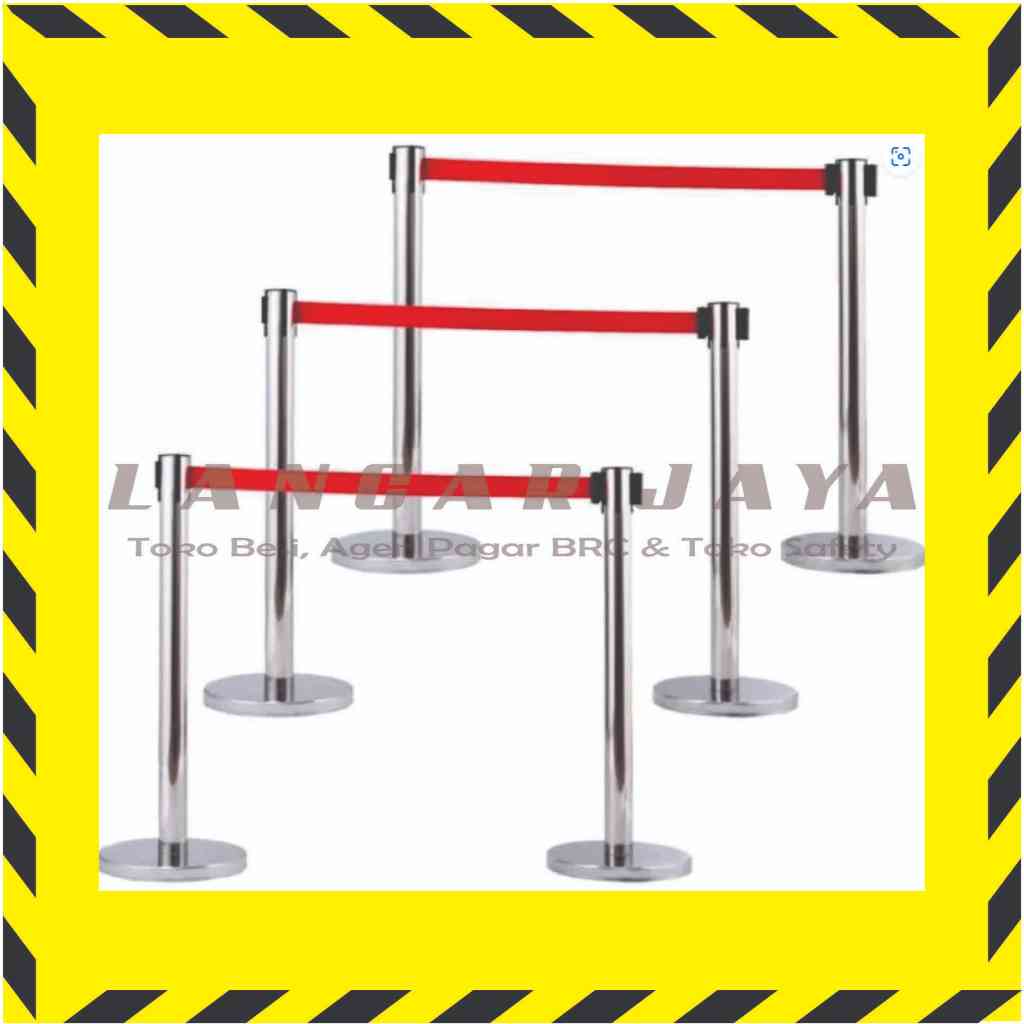 Jual Tiang Antrian Stainless / Batas Antrian Stainless / Pembatas ...