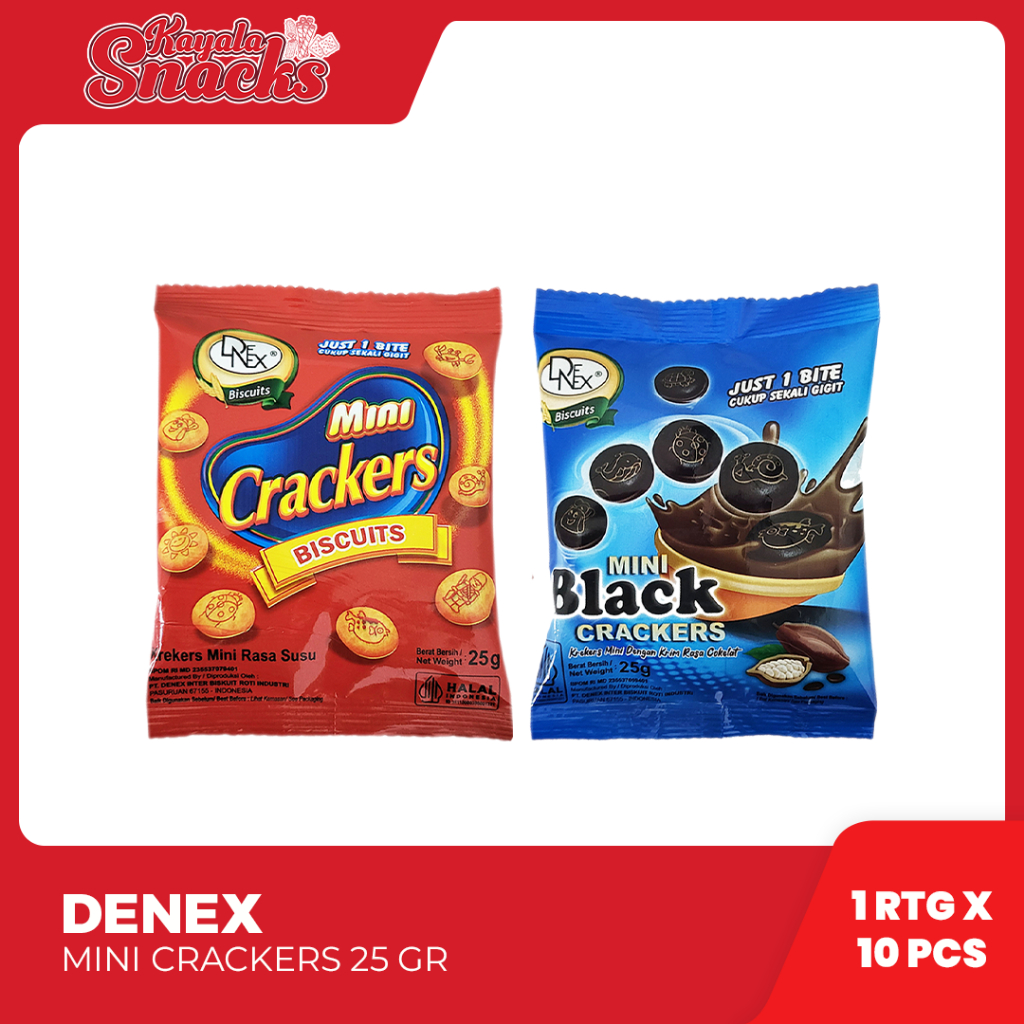 Jual DENEX Mini Crackers 25g - 1 Pack x 10 Pcs | Shopee Indonesia