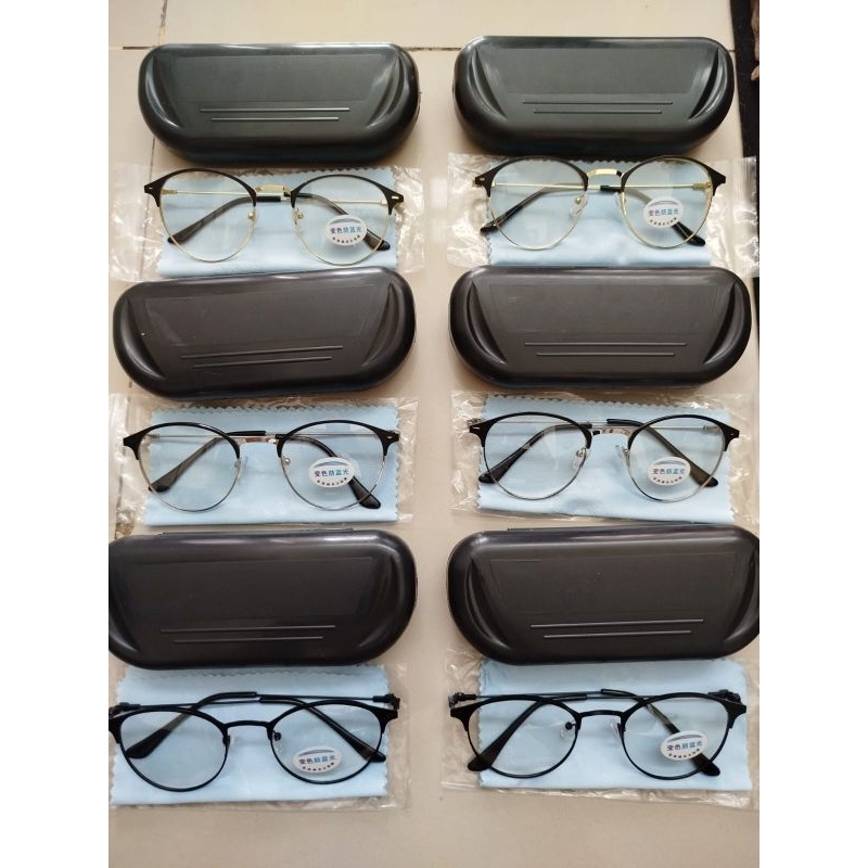 Jual Kacamata lensa photocromic anti radiasi wanita pria kacamata ...