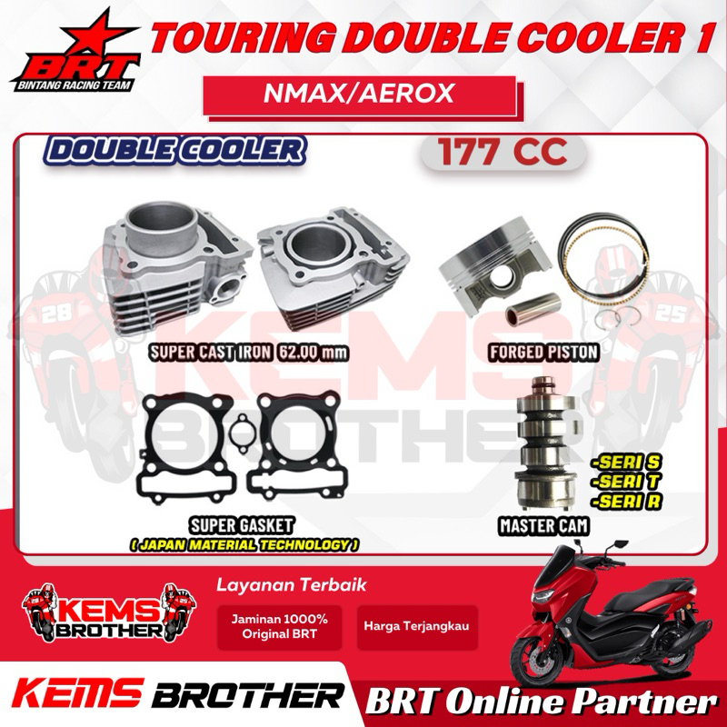Jual Blok Bore Up 177 CC Double Cooler BRT Paket Touring 1 - NMAX ...