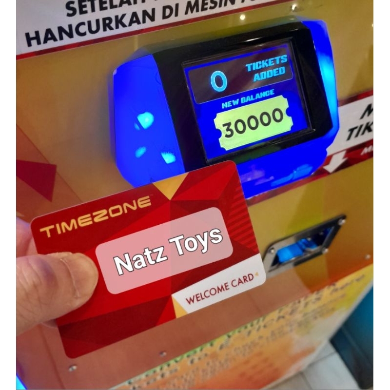 Jual 30000 E-Ticket Timezone Ready Stock + PowerCard Merah Bisa Di ...