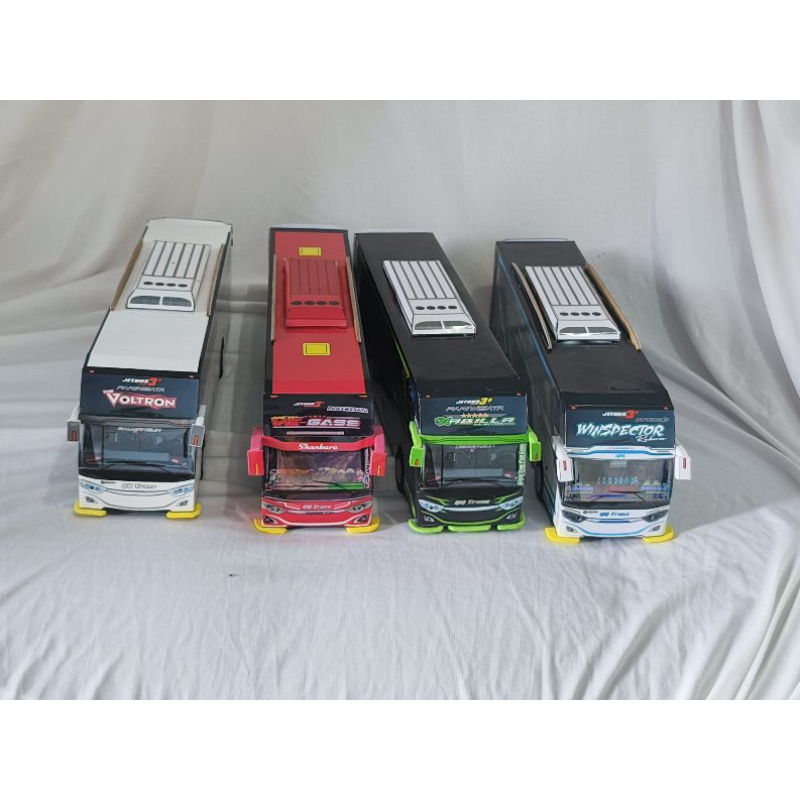 Jual MINIATUR BUS BASURI QQ TRANS | Shopee Indonesia