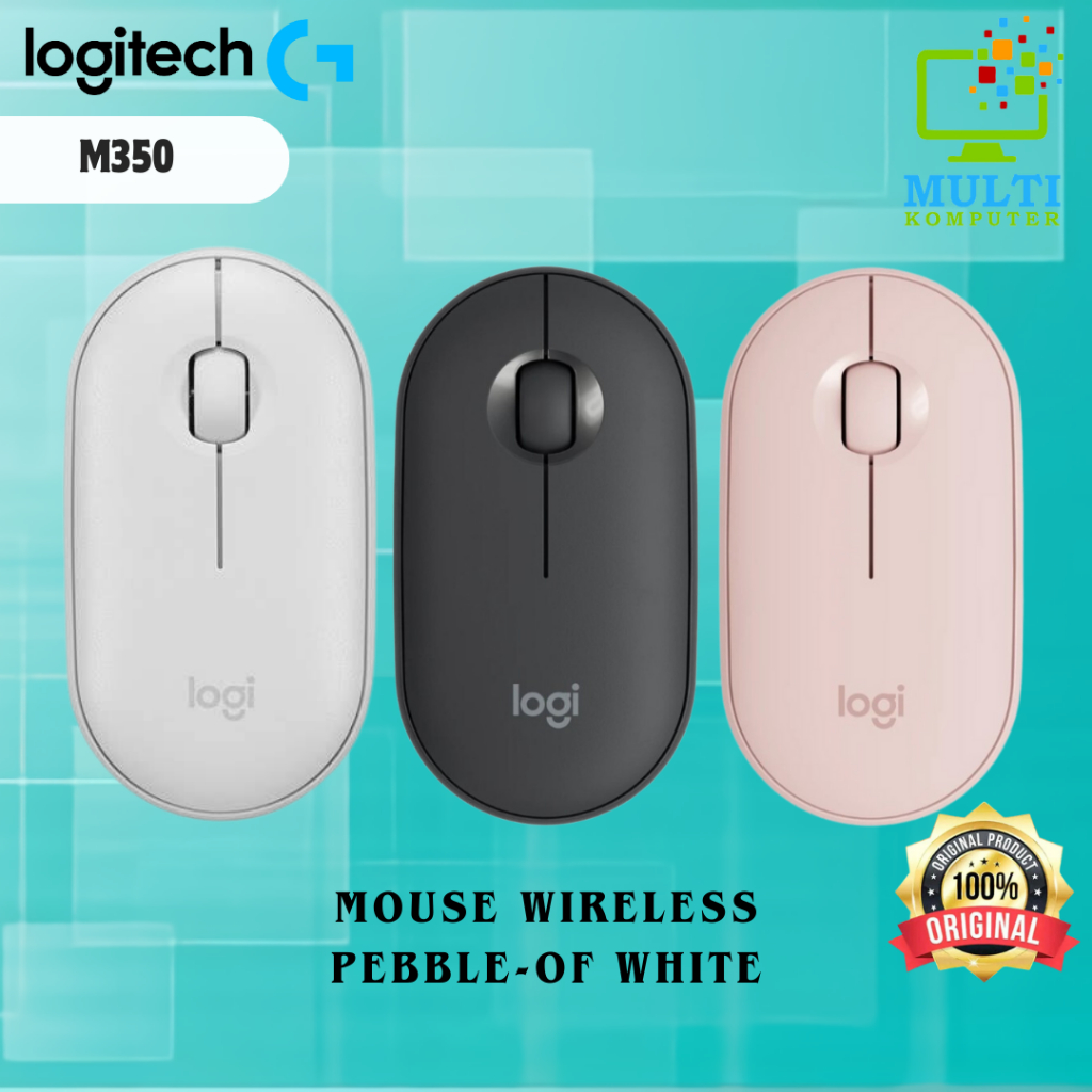 Jual Logitech Pebble M350 Mouse Wireless Bluetooth Slim Silent | Shopee ...