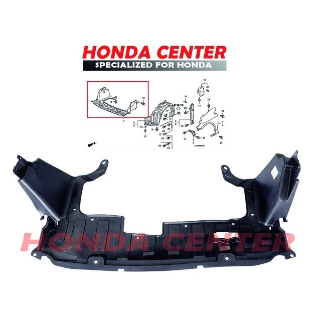 Jual Penjualan Terbanyak Dek Cover Engine Splash Engine Plastik Pelindung Bawah Mesin Jazz Gd3 ...