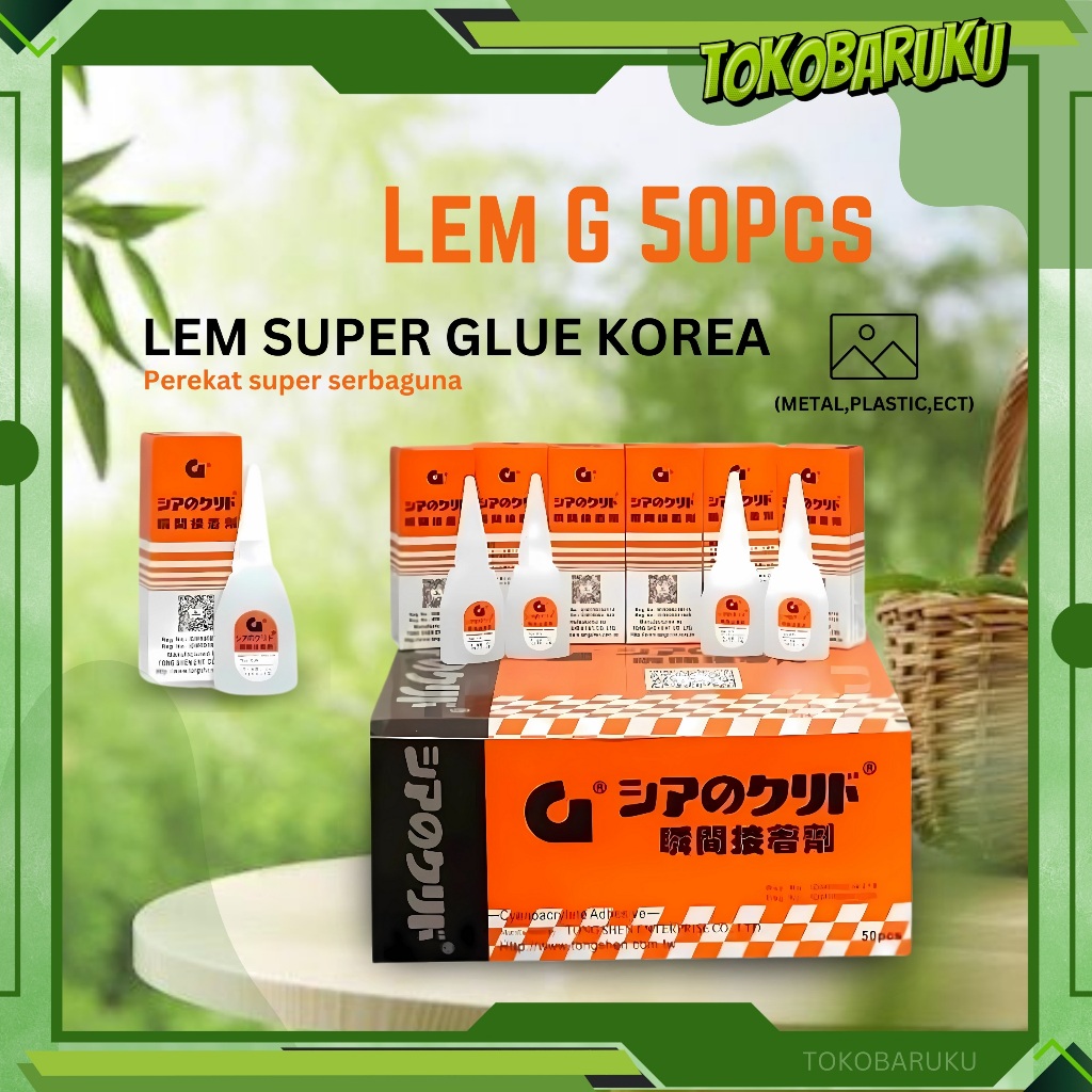Jual Glue Korea 10 PC/25 PC/50 PC/Perekat Super Rekat / Lem Korea G ...