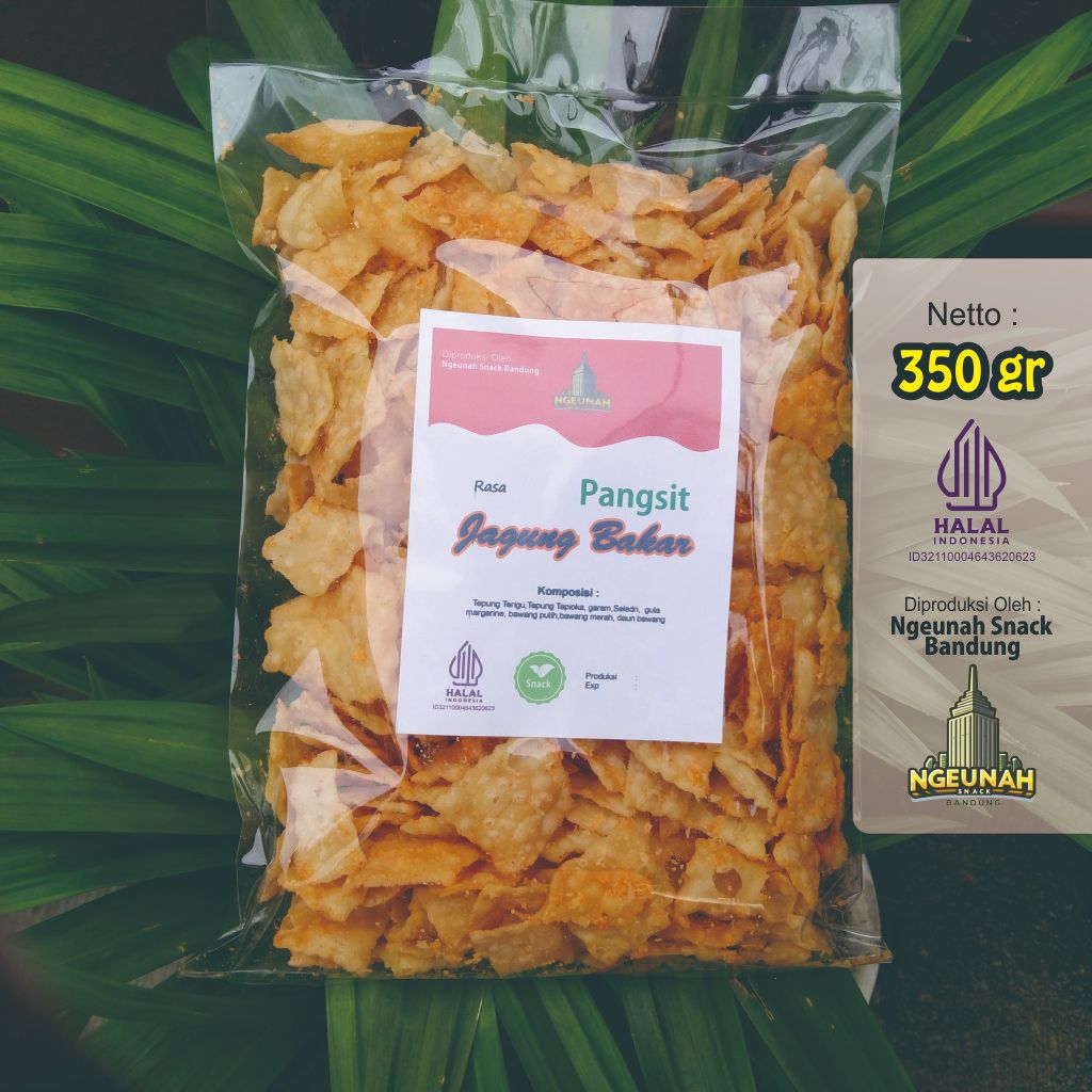 Jual Kripik PANGSIT - Rasa JAGUNG BAKAR / Kue Bawang / Kripik Pangsit ...