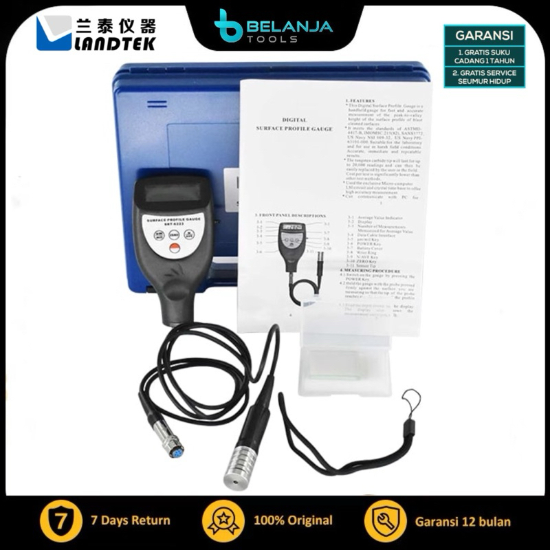Jual Surface Profile Gauge SRT-6223+ Roughness Tester Landtek SRT6223 ...