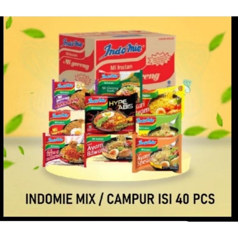 Jual PROMO MURAH Indomie Instan mix rasa 1 Dus 40pcs | Indomie kuah dan ...