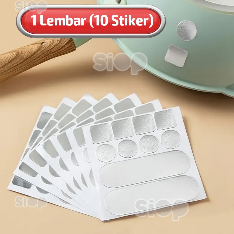 Jual Penambal Panci 1 Lembar Aluminium (isi10pcs) Lem Panci Bocor Tahan ...