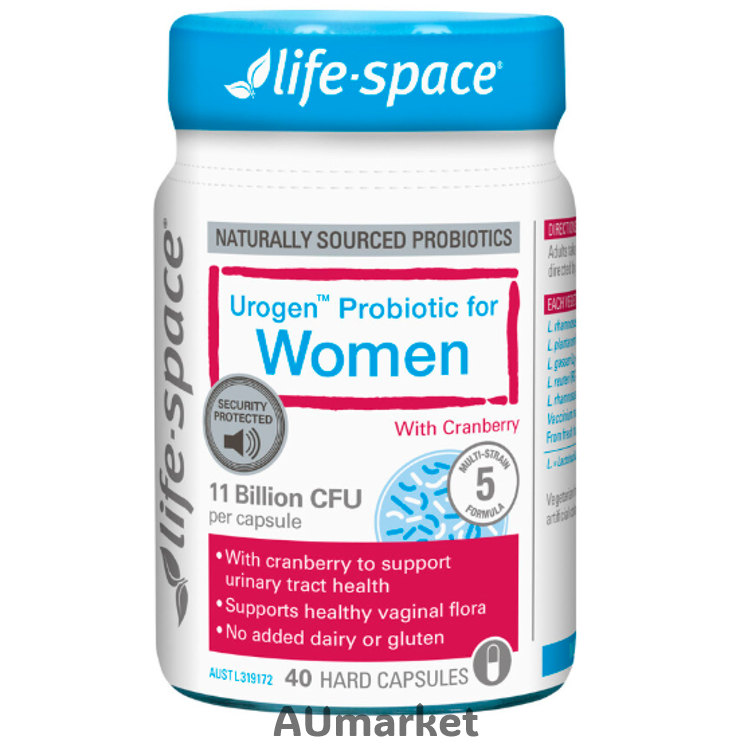 Jual Life Space Lifespace UROGEN Womens Probiotic 40 Capsules | Shopee ...