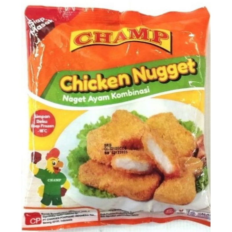 Jual Champ nugget ayam kombinasi 225gram | Shopee Indonesia