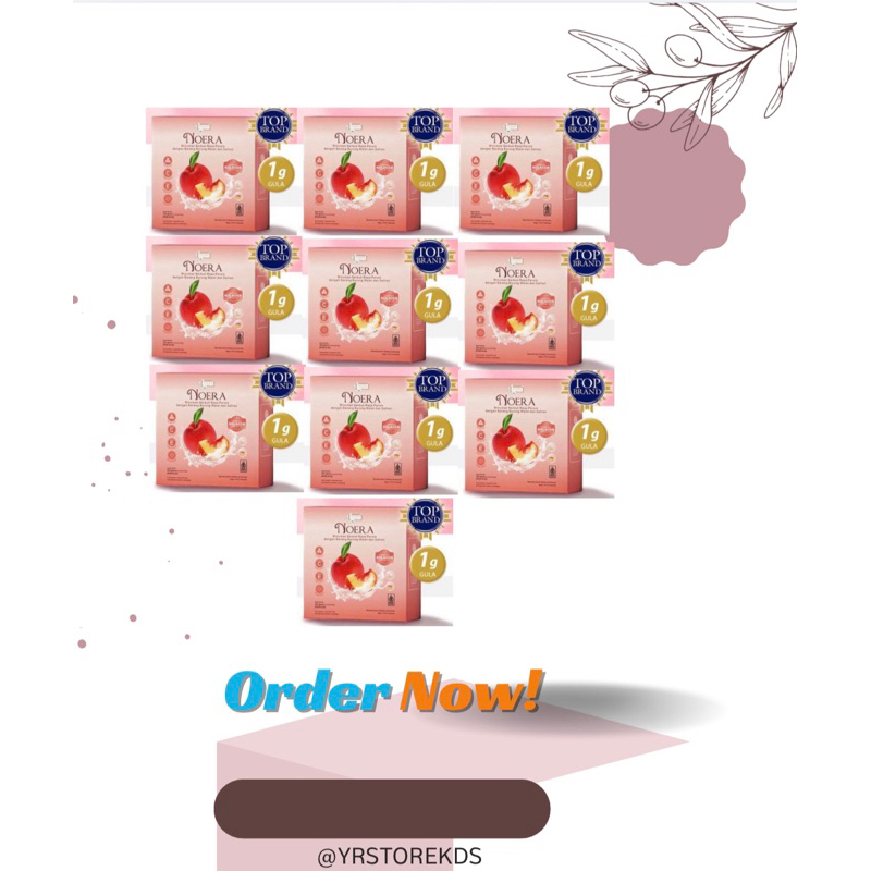 Jual Paket 10 Box Noera Collagen Drink Peach Original Perbox Isi 15 ...