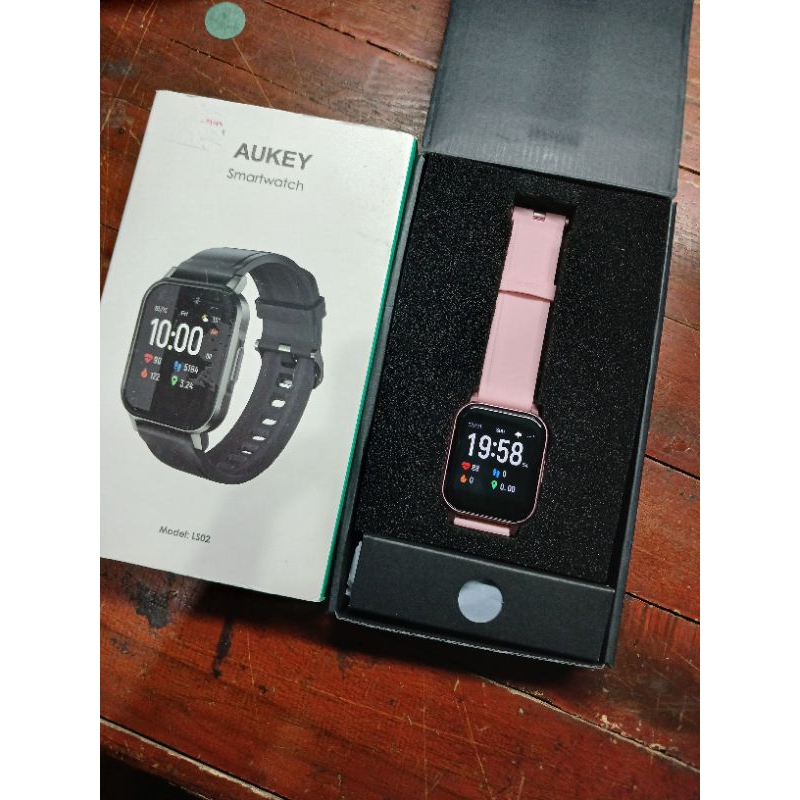 Jual Smartwatch Aukey Ls02(pink) | Shopee Indonesia
