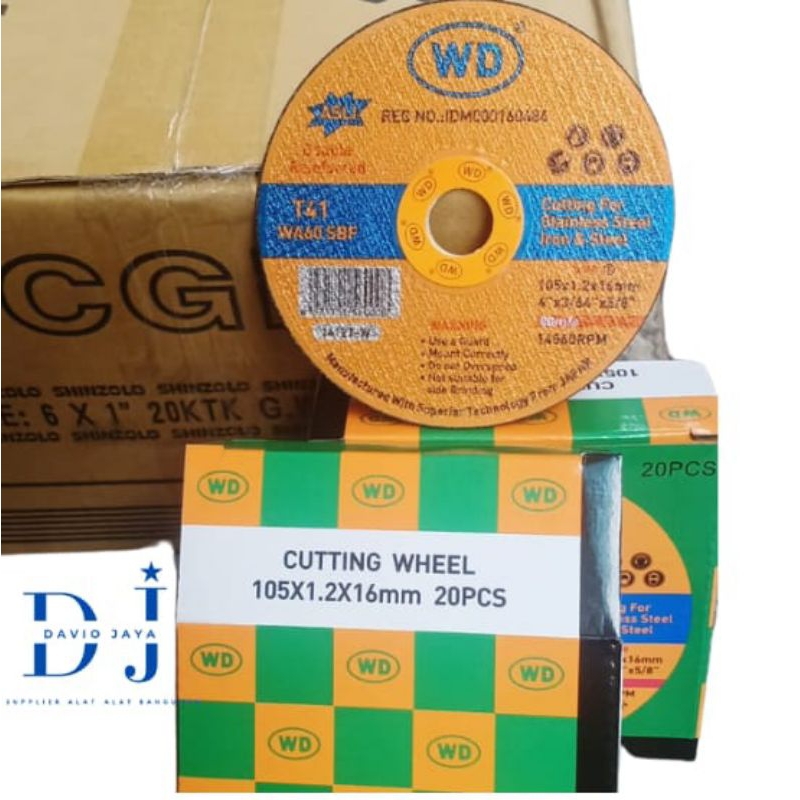 Jual Batu Gerinda / Mata Potong Gerinda / WD Cutting Wheel Original ...