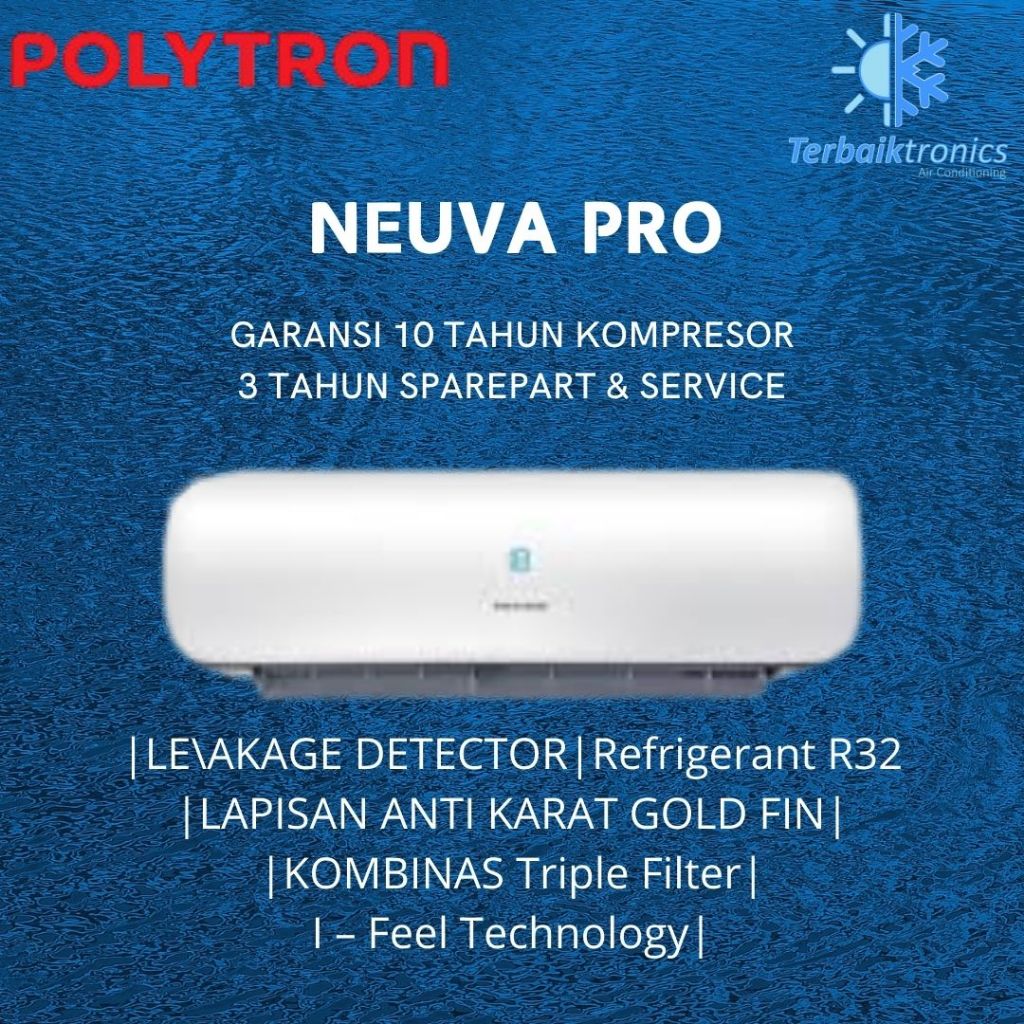 Jual AC Polytron Neuva Pro 2 PK R32 PAC18VZ / PAC 18VZ | Shopee Indonesia