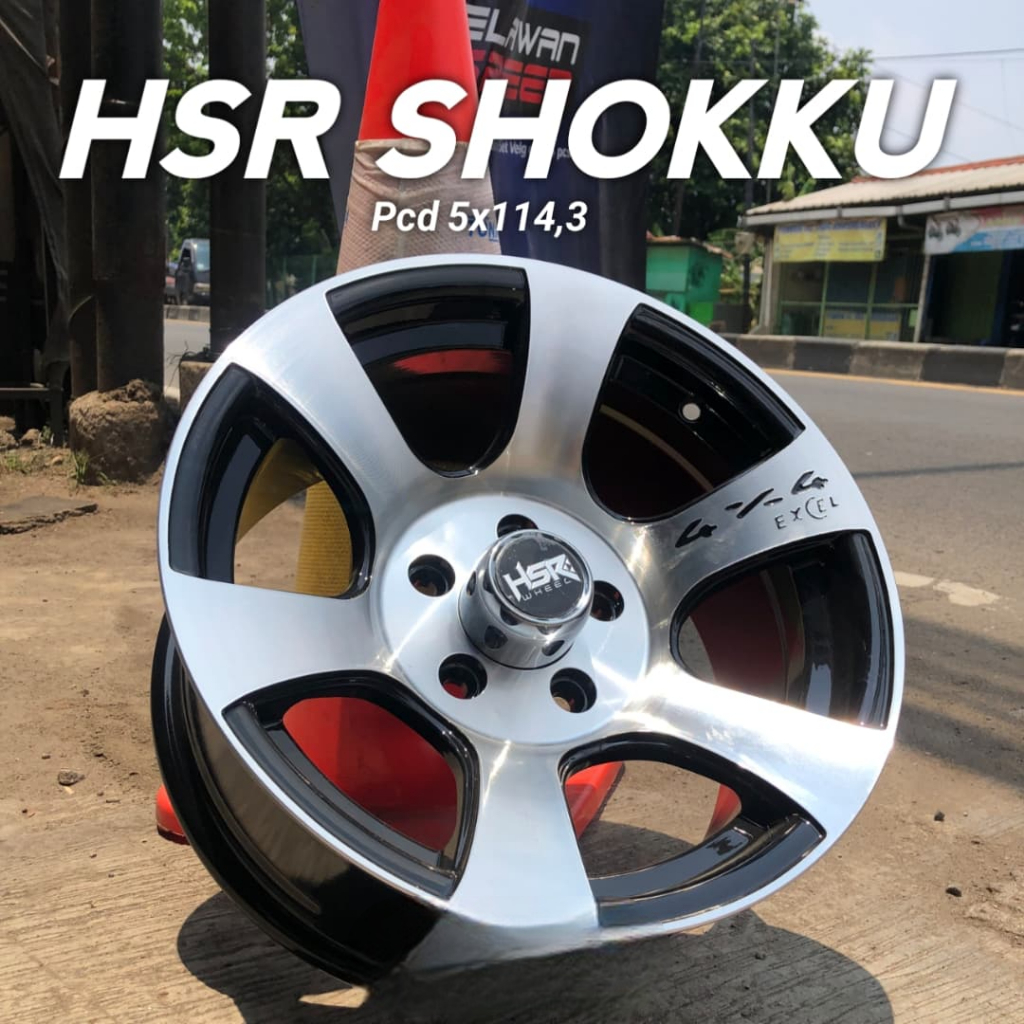 Jual Velg mobil tampilan offroad ring 15 HSR SHOKKU cocok di grandmax carry terios taruna dll ...
