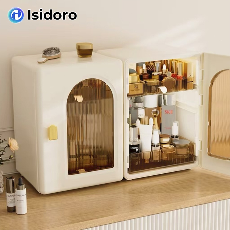 Jual ISIDORO Kotak Penyimpanan Kosmetik Anti Debu Desktop Produk ...