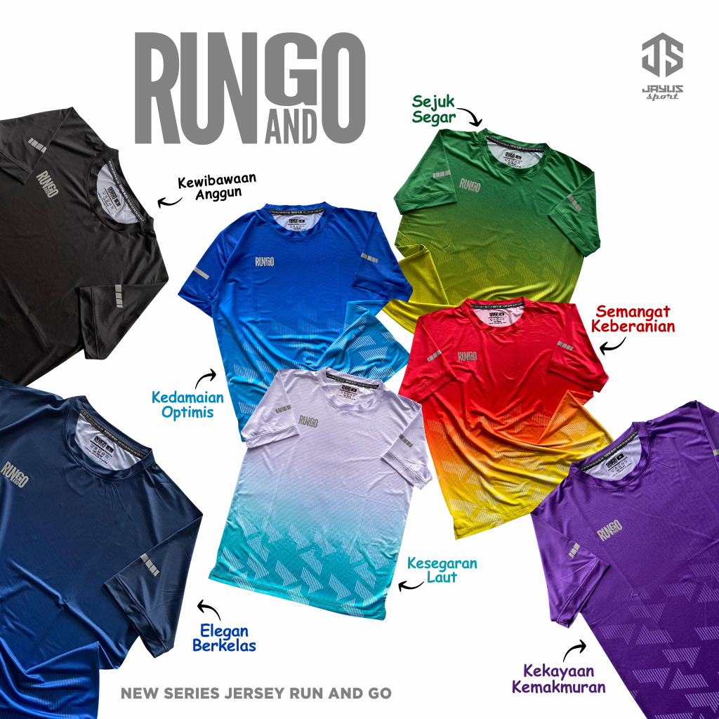 Jual JERSEY LARI RUNNING - BAJU OLAHRAGA - RUNNING ANTI UV | RUN AND GO ...