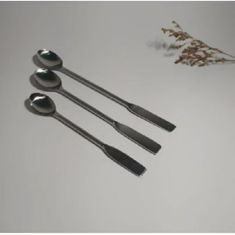 Jual Spatula Lab. Spatula Stainless Steel. Besar 15cm. Usbeck Germany ...