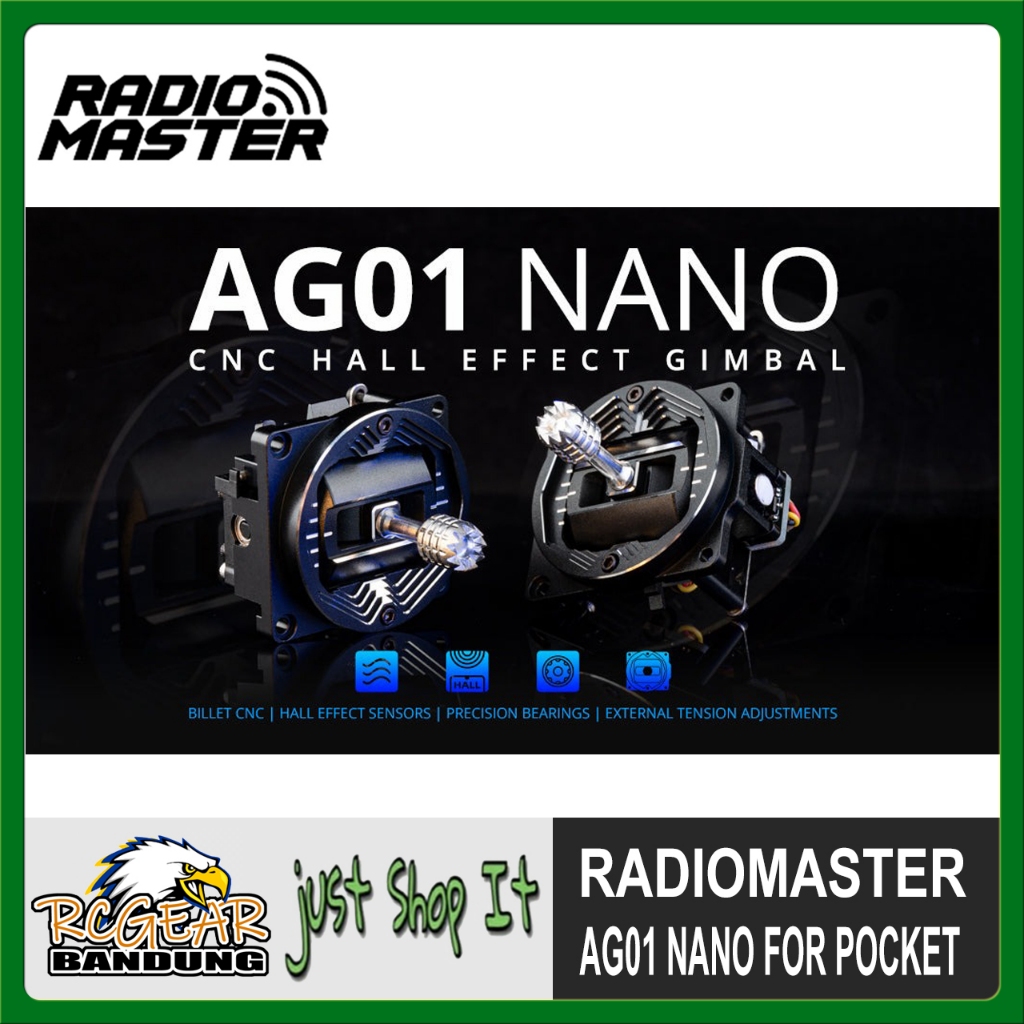 Jual RadioMaster AG01 NANO CNC Hall Gimbals for Pocket Radio FPV Drones | Shopee Indonesia