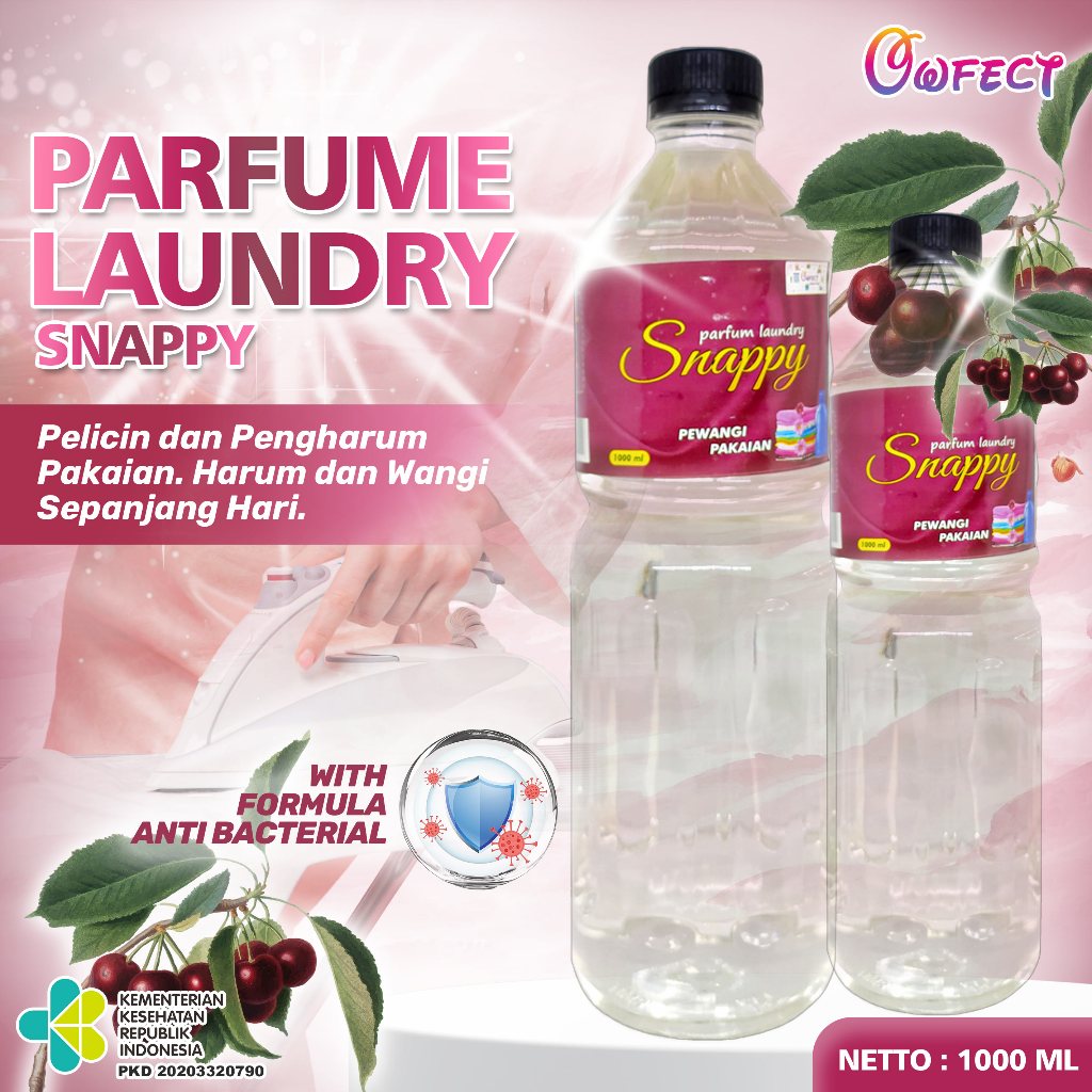 Jual BEST SELLER Parfum Laundry Grade A SNAPPY/pewangi pakaian laundry ...