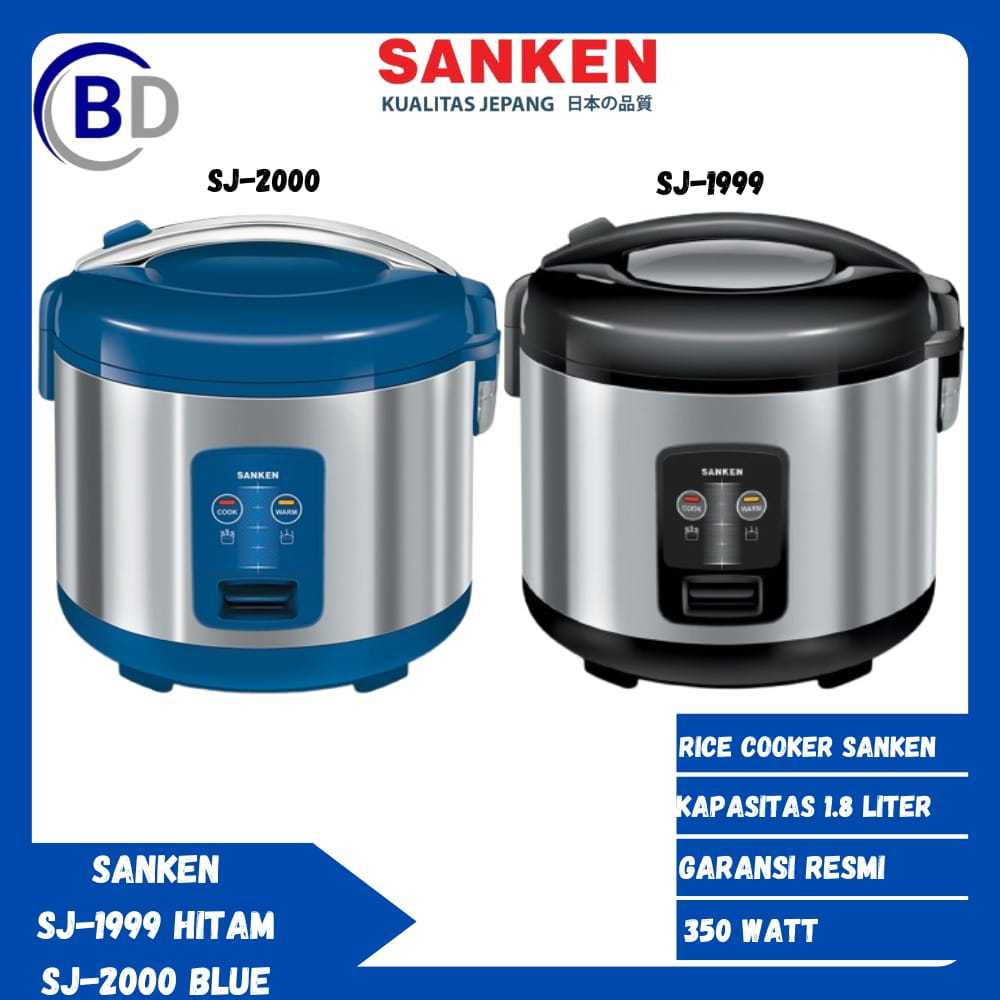 Jual SANKEN MAGIC COM SJ 1999 / 2000/ 2200 Sanken Rice Cooker Stainless ...