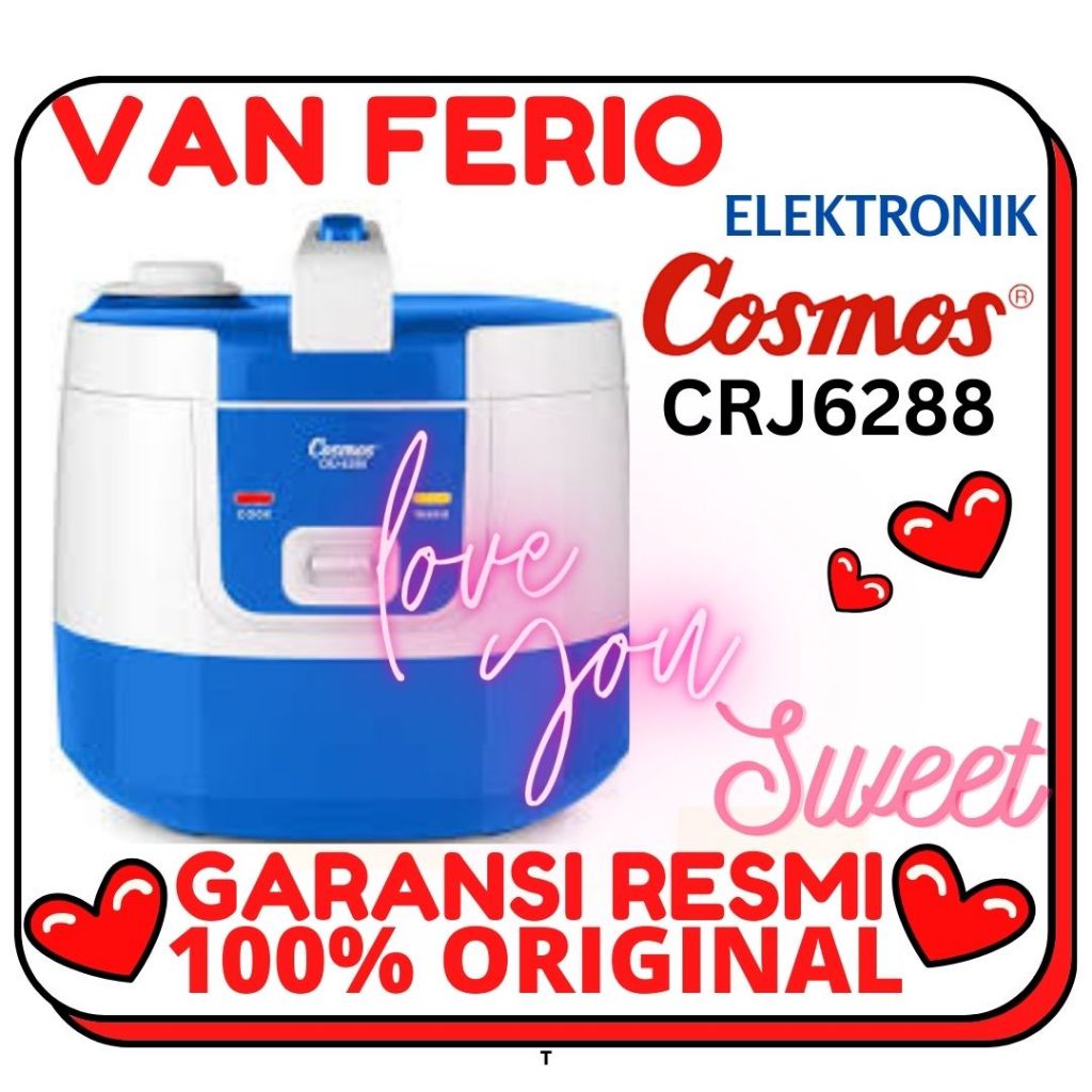Jual COSMOS MAGIC COM RICE COOKER CRJ 6288 / CRJ6288 / CRJ-6288 2 LITER ...