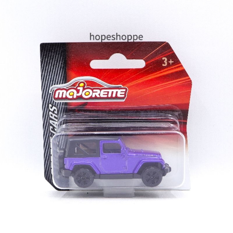 Jual Majorette Street Cars Jeep Wrangler Rubicon Diecast Mobil Original ...