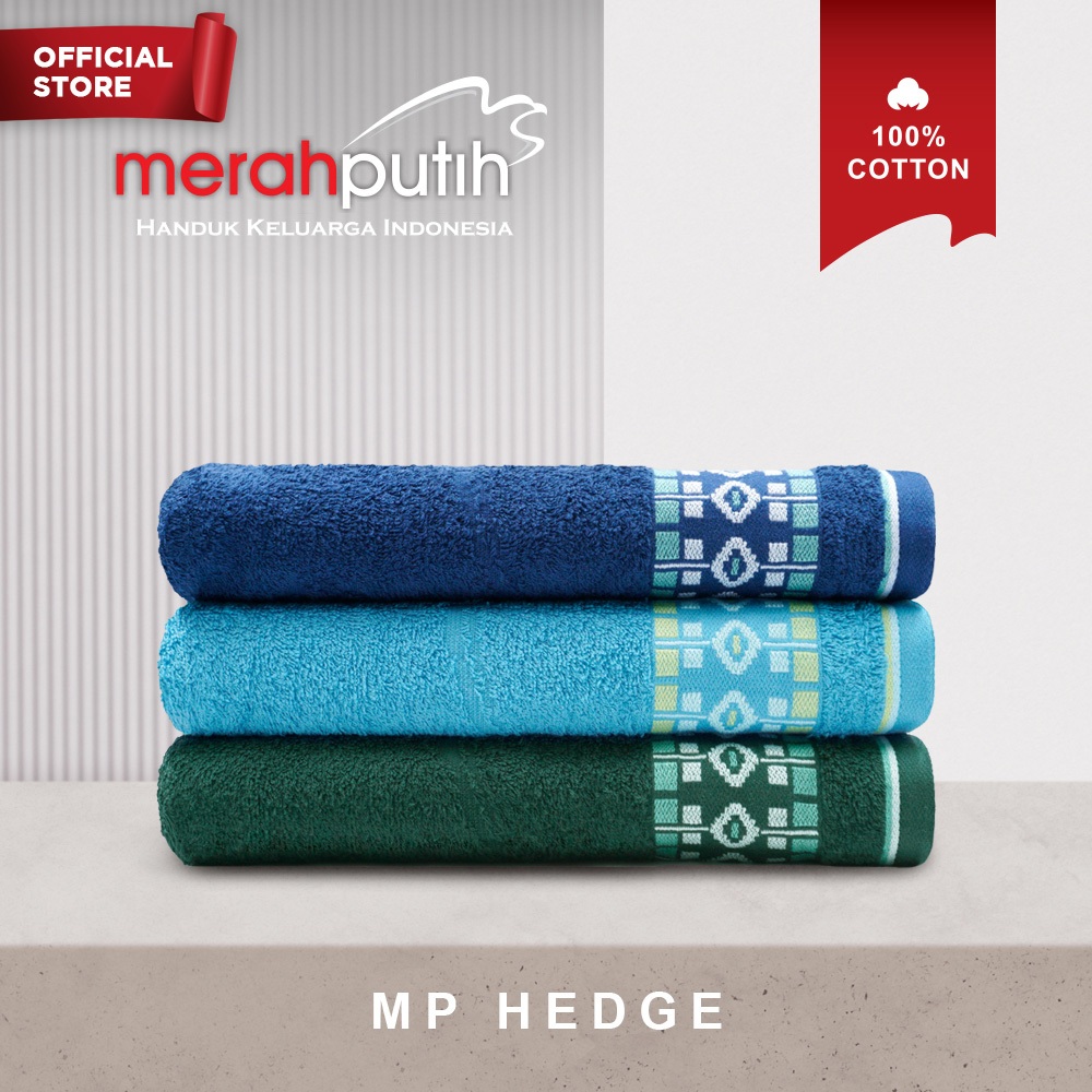 Jual Handuk Merah Putih Towel Hedge 50 x 100cm / Handuk Mandi / Handuk ...