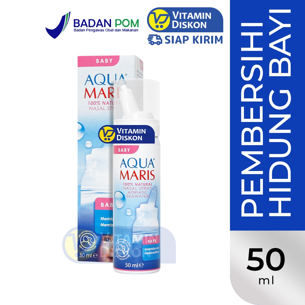 Jual AQUA MARIS BABY NASAL SPRAY 50 ML | Aquamaris Semprot Hidung Bayi ...