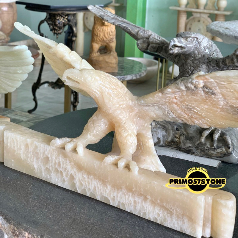 Jual KERAJINAN ONIX PATUNG NAMA RAJAWALI ( BISA CUSTOM NAMA ) WARNA ...