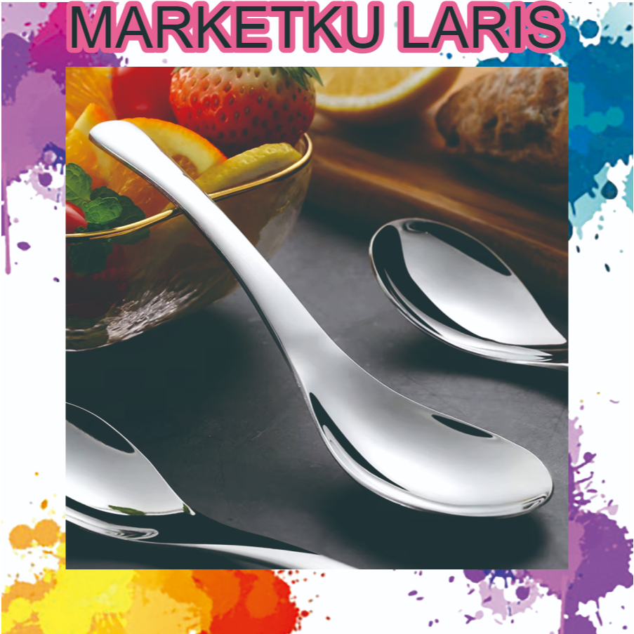 Jual MKL Sendok Bebek/Sendok Bebek Korea/Sendok Makan/Sendok Kuah ...