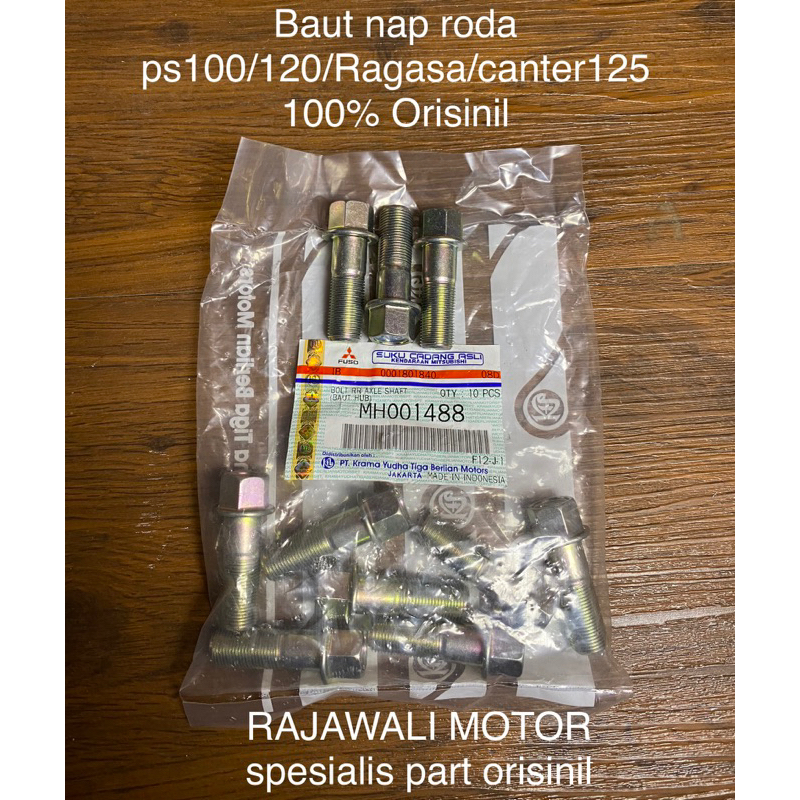 Jual baut as roda baut nap baut axle ps 100 / ps 120 /Ragasa/ canter ...