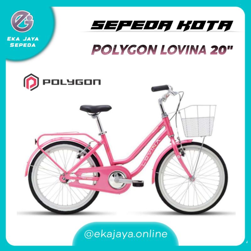 Jual Sepeda Mini / Sepeda Kota Ukuran 20 24 26 POLYGON LOVINA | Shopee ...