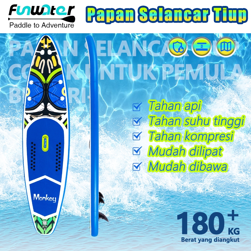 Jual FunWater SUPFR02D Ekstra Lebar Ekstra Besar Papan Selancar Tiup ...