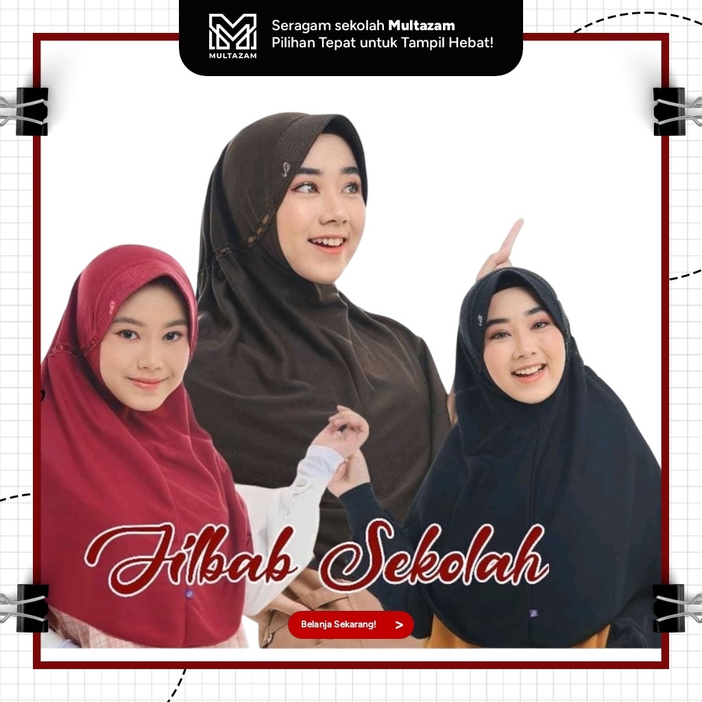 Jual Hijab Jilbab Kerudung Sekolah Rabbani SD SMP SMA Macam - Macam Warna | Shopee Indonesia