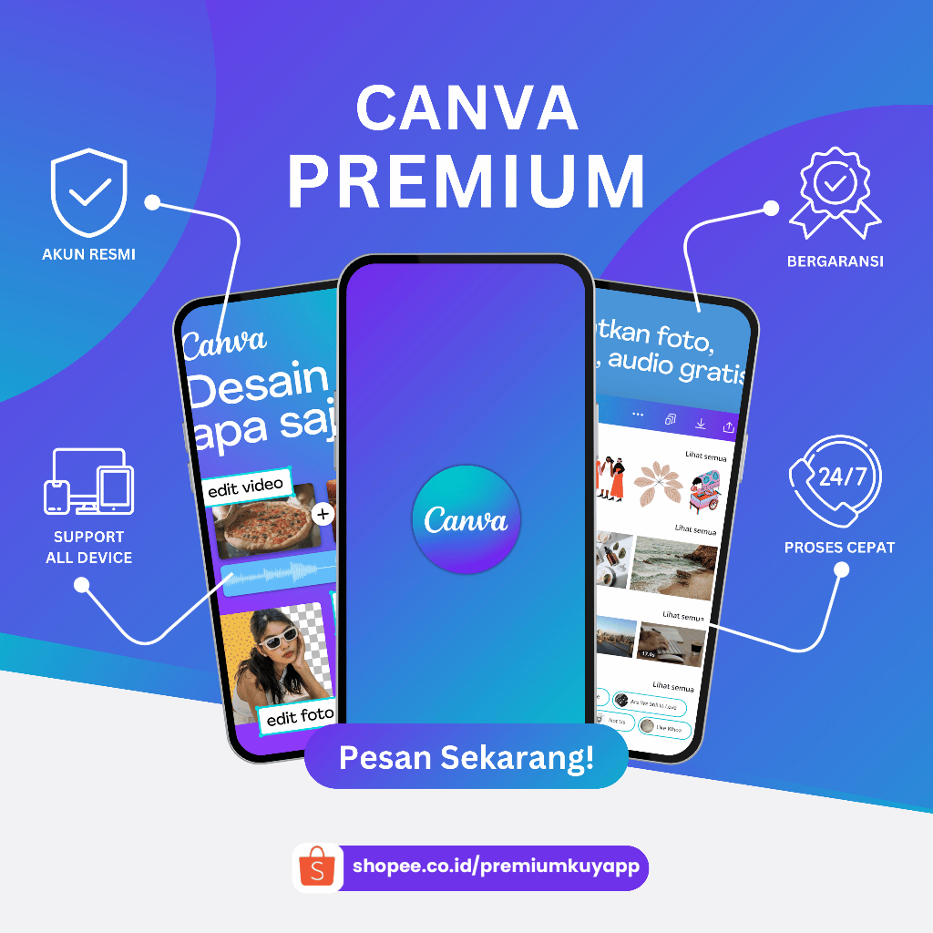 Jual CANVA PRO 1 BULAN | Shopee Indonesia