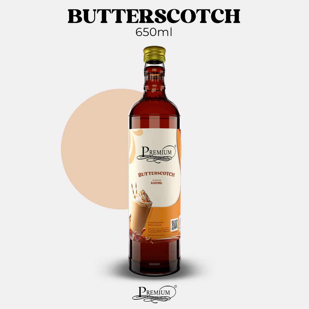 Jual Premium Syrup - Butterscotch 650ml (Minuman Sirup untuk HORECA ...