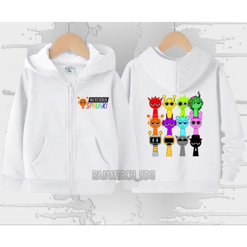 Jual JAKET HOODIE ZIPPER ANAK SPRUNKI KARAKTER JAKET ANAK INCREDIBOX ...