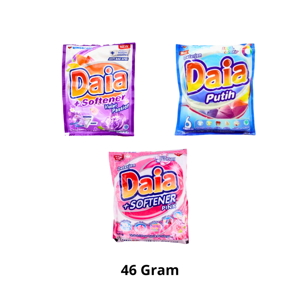 Jual Daia Deterjen Bubuk All Varian - 1 Renceng 6 Sachet | Shopee Indonesia